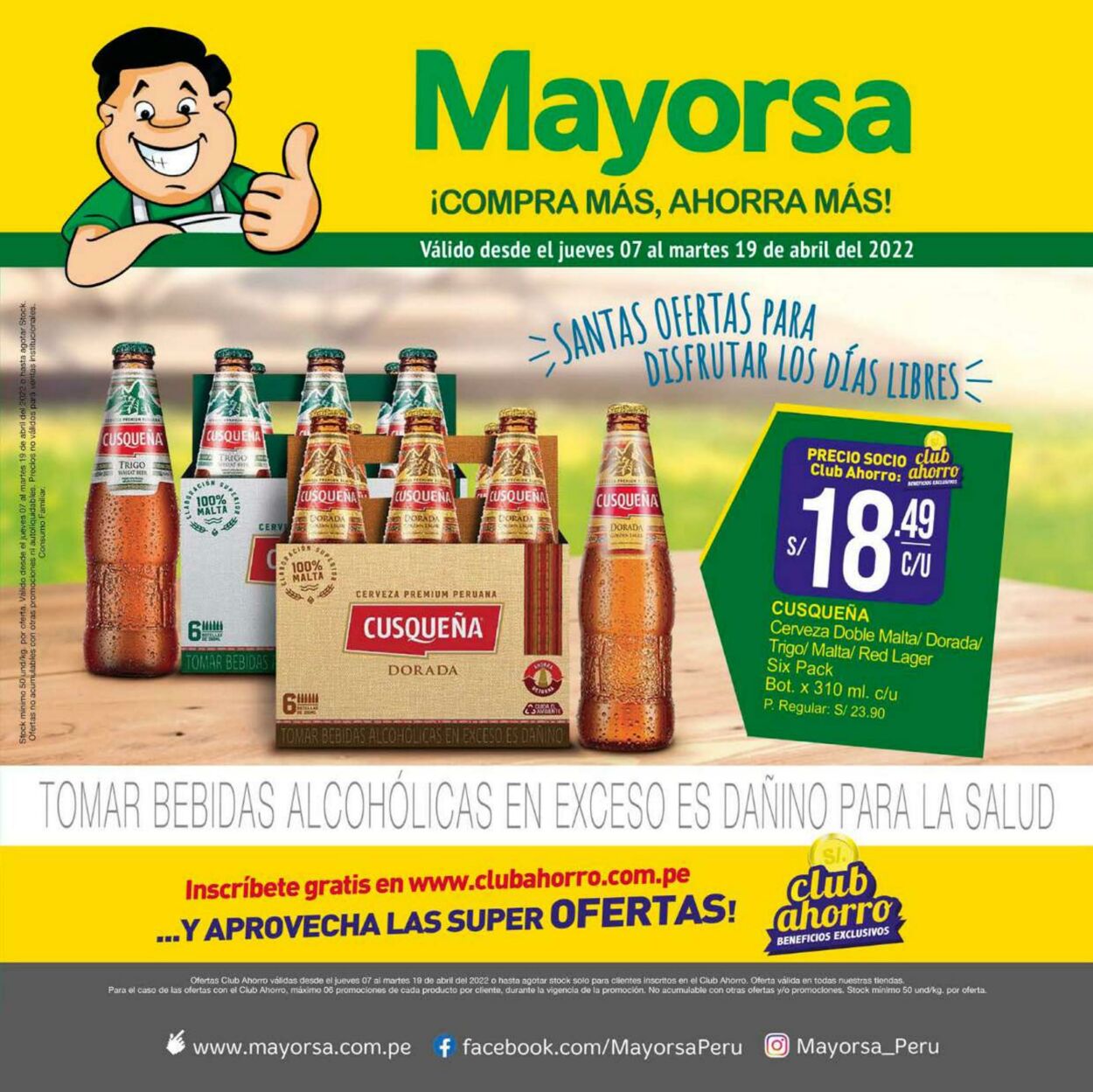Mayorsa Catálogo Promocional - Válido del 07.04 al 19.04 - Página nº 1 ...