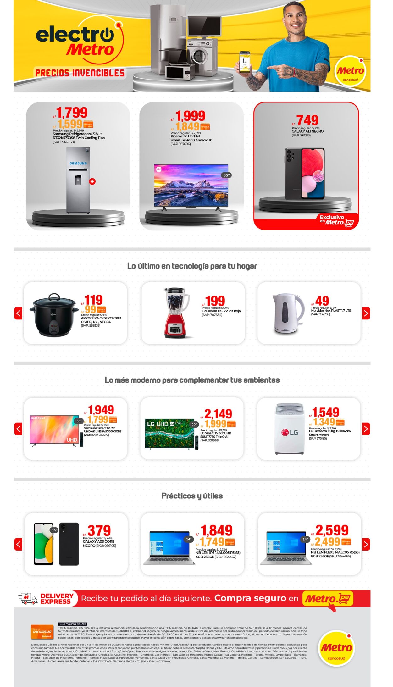 Metro Catálogo Promocional - Válido del 04.05 al 11.05 - Página nº 1 ...