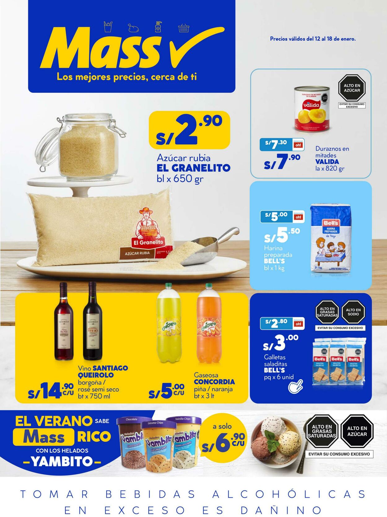 Tiendas Mass Catálogo Promocional - Válido del 12.01 al 18.01 - Página ...
