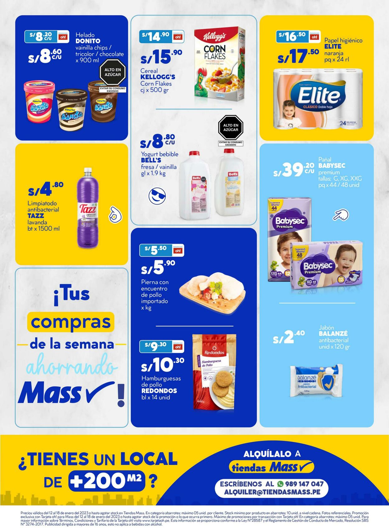 Tiendas Mass Catálogo Promocional - Válido del 12.01 al 18.01 - Página ...